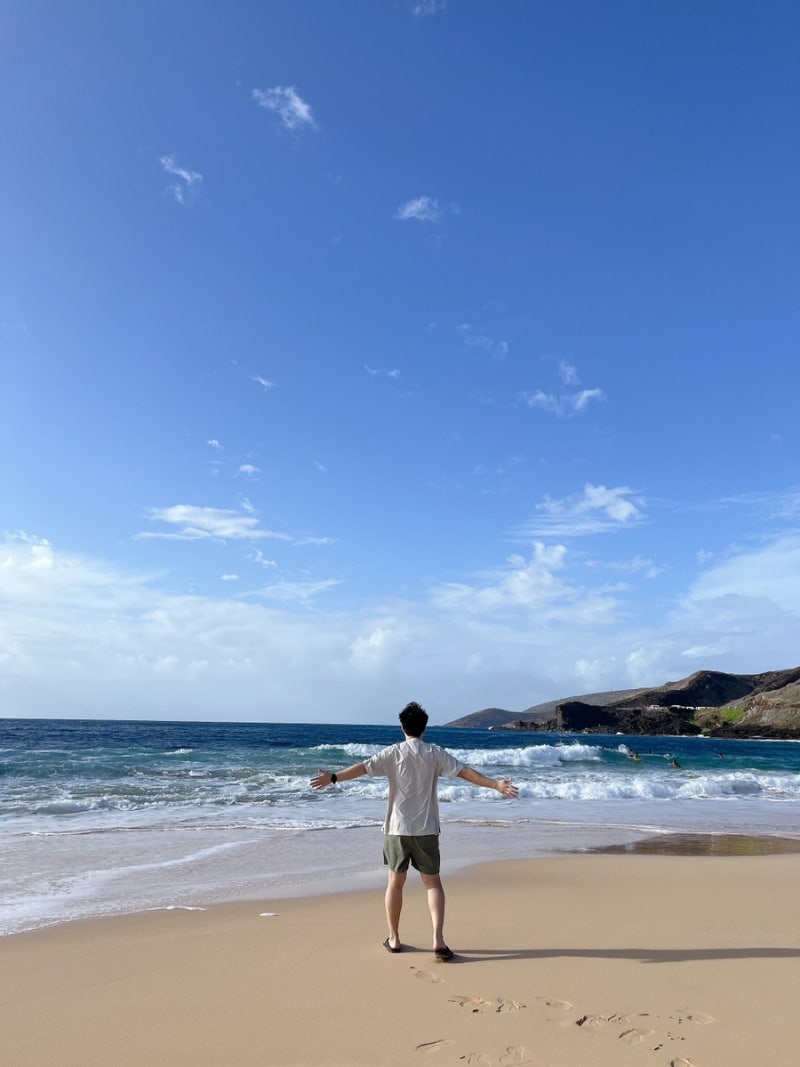하와이 여행 3 Day ① 팜투어 동북부 투어 한국 지도 마을 블로우홀 샌디비치 마카푸 포인트 네이버 블로그