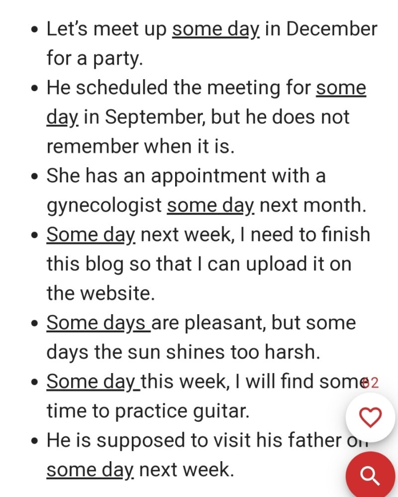 [영어공부] someday, some day, sometime, some time : 네이버 블로그