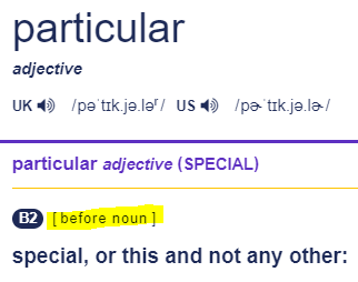 particular, particularly 뜻 완벽정리 : 네이버 블로그