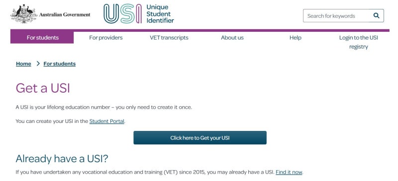 [호주워홀/브리즈번] 호주 USI(Unique Student Identifier) 만들기 : 네이버 블로그