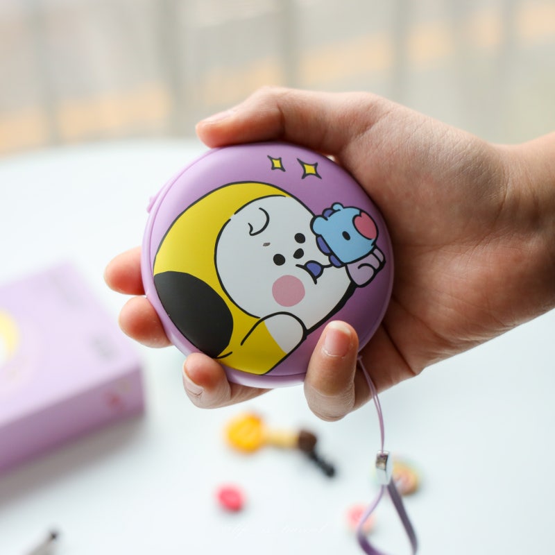 BT21 충전식 손난로 캐릭터 휴대용 전자핫팩, 아트박스 품 POOM : 네이버 블로그