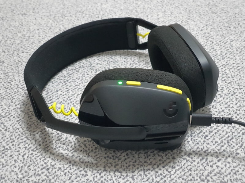 [로지텍G G435 블랙] 가볍고 간편한 무선 게이밍 헤드셋 후기(연결 방법/배터리 확인 등) : 네이버 블로그