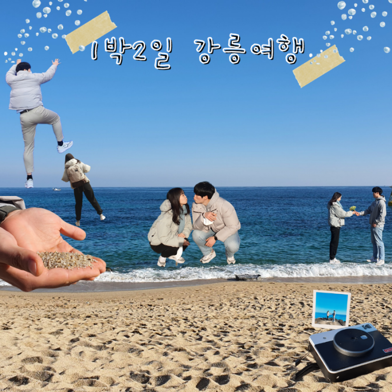 1박2일 강릉여행 신짬 테라로사 경포호수점 하이오션 경포 숙소 추천 강릉염전조개구이 안목해변 제주 해인 물회 주문진