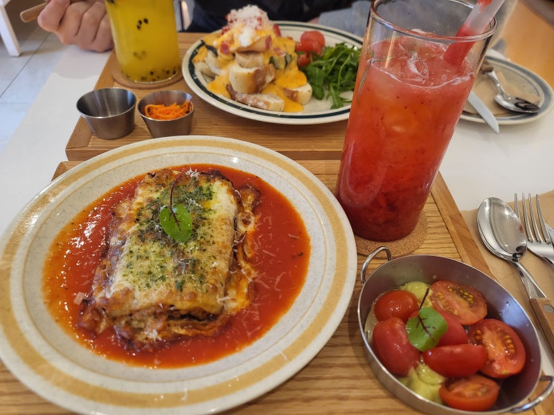 용산 브런치 맛집 카토 초리조 에그베네딕트 에그플랜트 라자냐 네이버 블로그