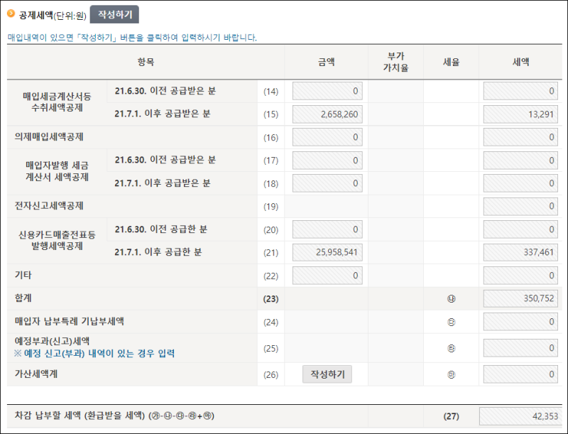 간이과세자 부가가치세 신고법 간이사업자 부가세 납부의무 면제 기한후신고 스마트스토어 네이버 블로그