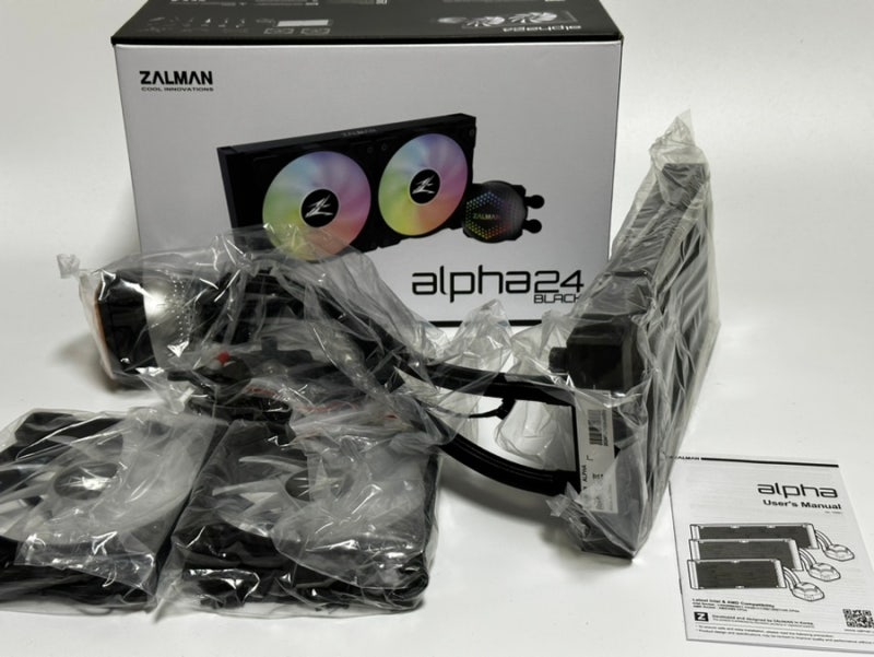 CPU 수냉쿨러 잘만 Alpha24 사용 후기 : 네이버 블로그