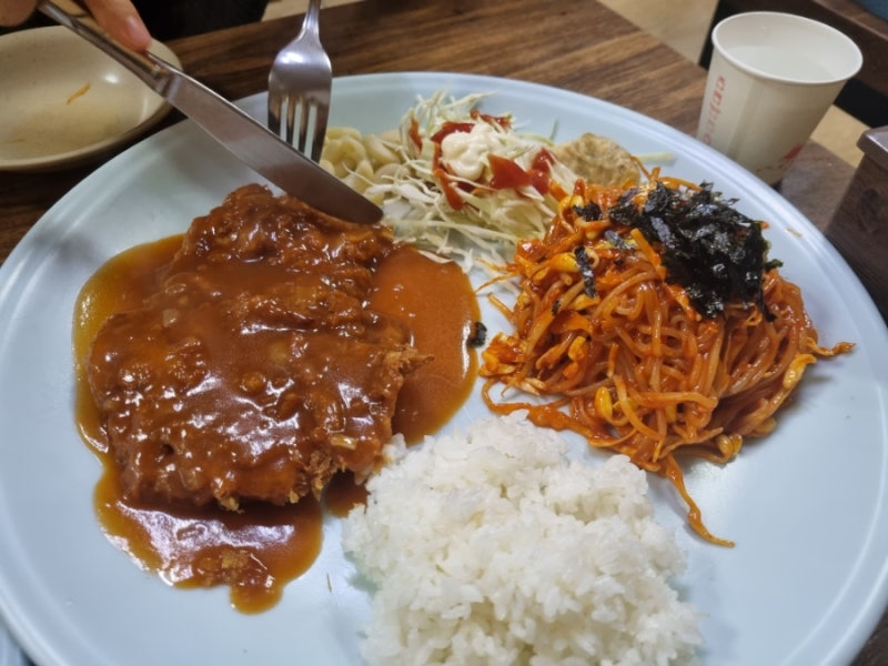 원주맛집 중앙시장 돈까스골목 쫄돈 쫄떡볶이 날아라둥까스 백합스낵 네이버 블로그