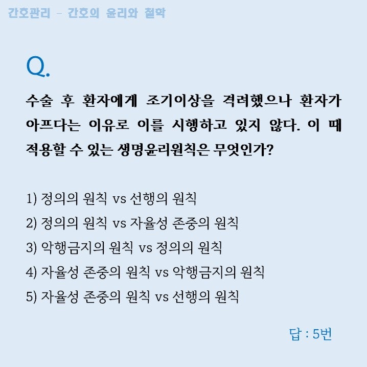 국시벼락치기 간호관리학 10분 컷 핵심 요약정리 1편 예상문제 시험직전에 보고가기 간호역사 간호전문직관 간호윤리철학