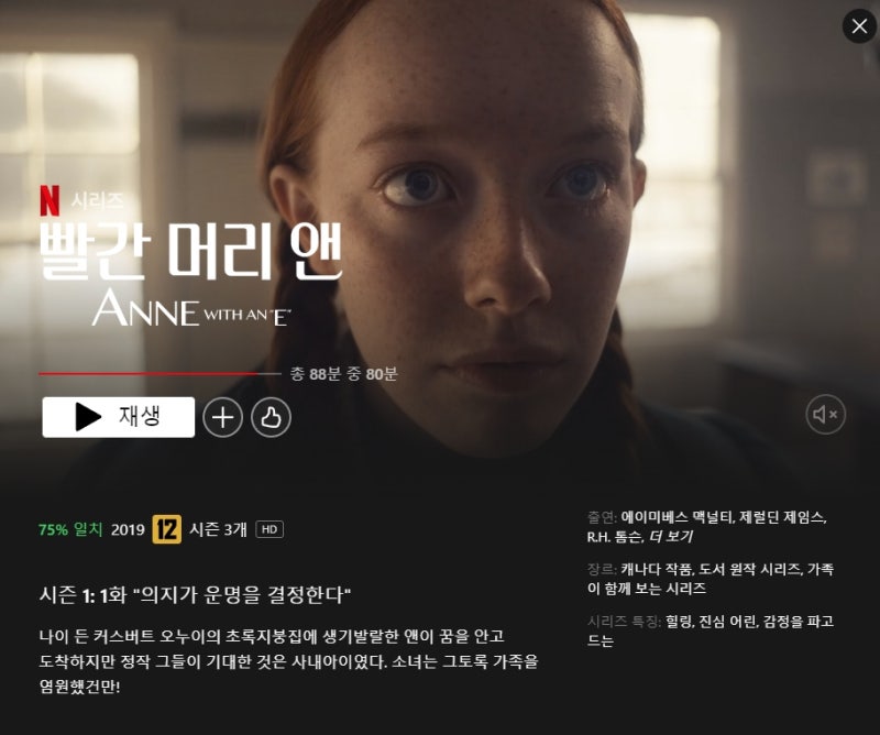 다시보고 싶은 정주행 추천 가족드라마 넷플릭스 빨간머리앤 시즌1 시즌2 출연진 시즌3 명대사 모음시리즈 추천작시즌4 대신