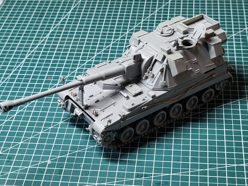 [작업기]"Trumpeter"AS-90 BRITISH SPG 자주포 작업기 NO.1 : 네이버 블로그