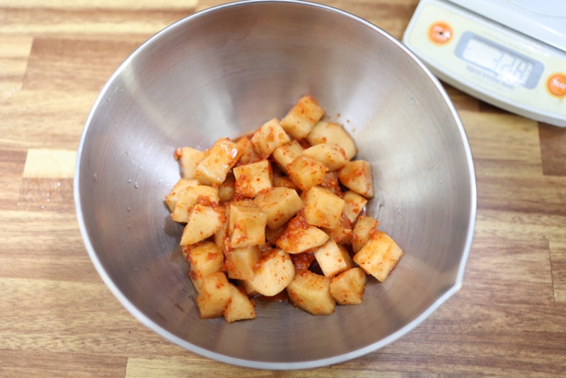 깍두기 볶음밥 만들기 백종원 햄김치볶음밥 레시피 점심메뉴 추천 깍두기 요리 : 네이버 블로그