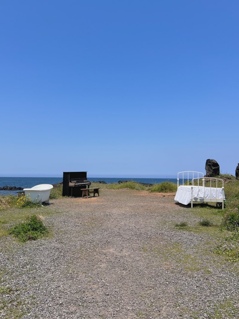 제주 구좌 카페 모알보알 ෆ｜이국적인 오션뷰 감성카페｜제주도 동쪽 봄 여행 코스 네이버 블로그