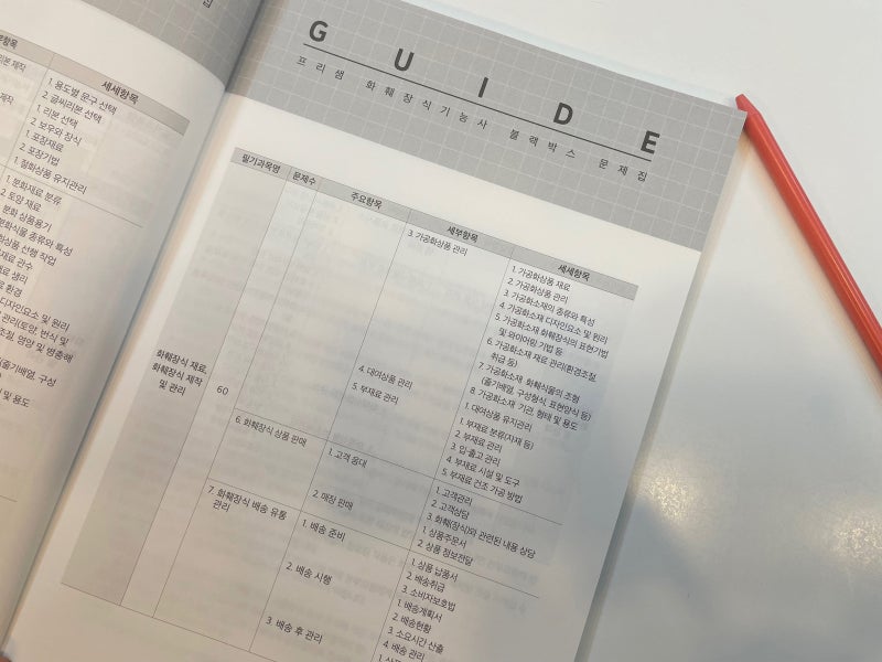 화훼장식기능사 실기 중심 학습방법 네이버 블로그