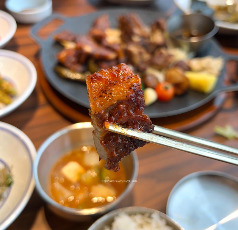 평택돼지갈비 차순옥 구워져 나오는 점심특선 평택고덕맛집 송탄 고깃집 네이버 블로그