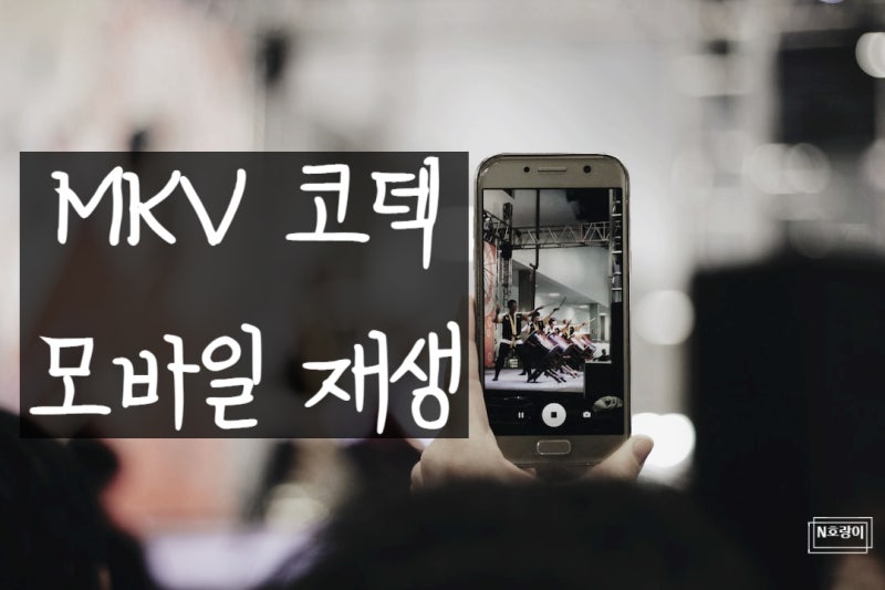 MKV 코덱 파일을 모바일에서 보려면? : 네이버 블로그