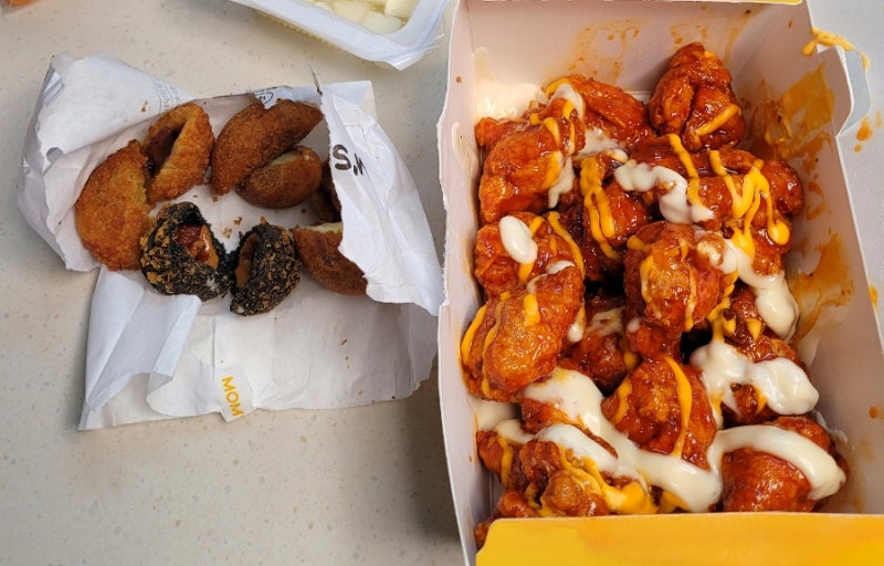 맘스터치 사이드메뉴 추천 팝콘볼 떡강정 김떡만 싸이순살 치즈볼 등 네이버 블로그