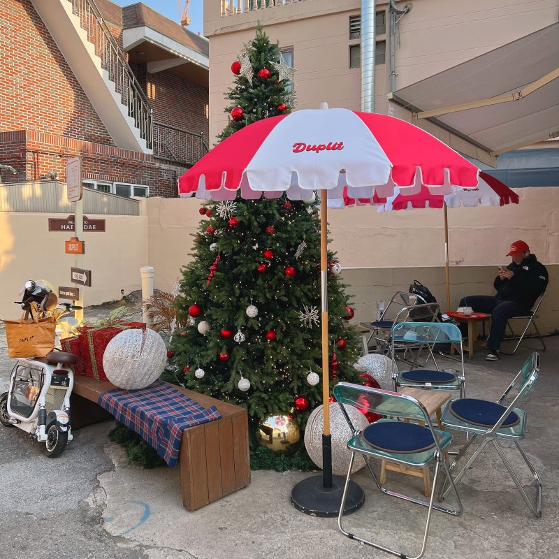 해리단길 카페 듀플릿, 다음엔 크리스마스 시즌에 올래요 : 네이버 블로그