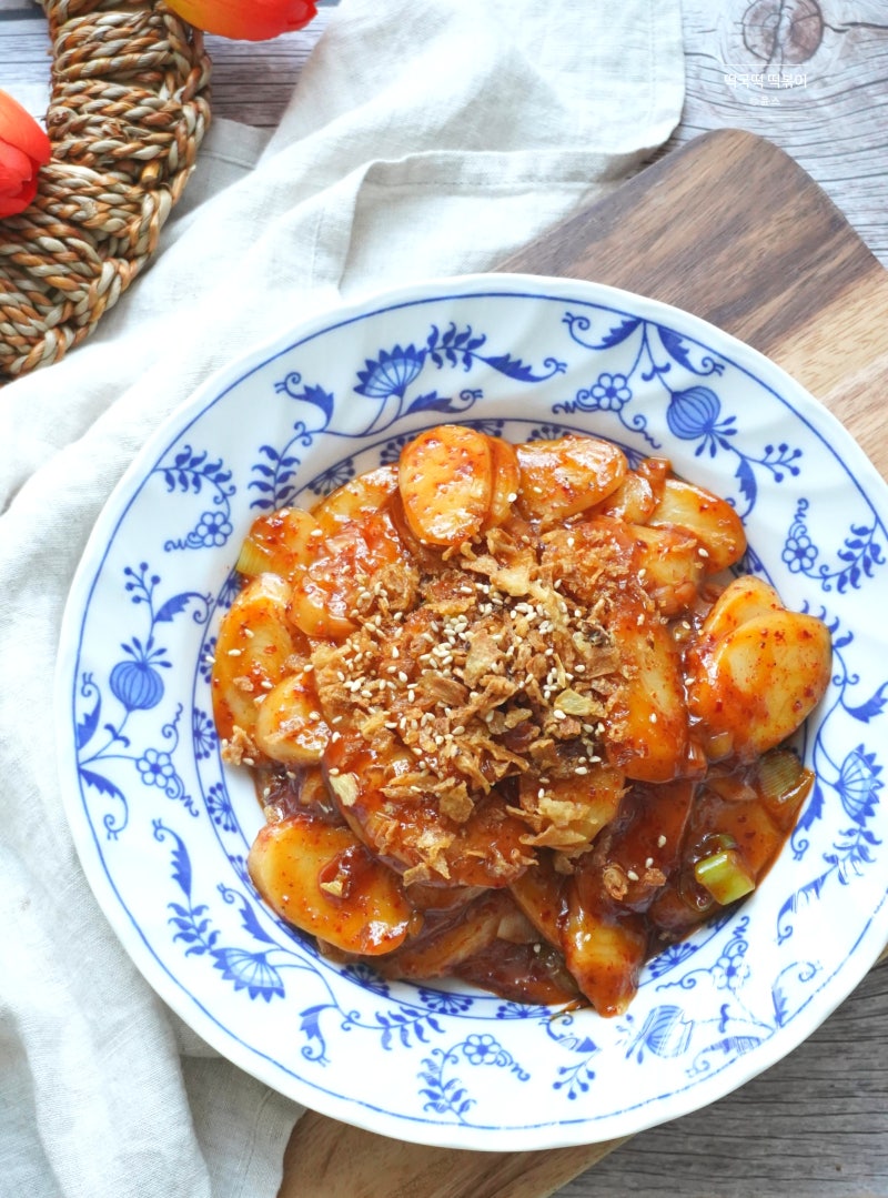 떡국떡 떡볶이 레시피 간단한 떡볶이 소스 만들기 네이버 블로그