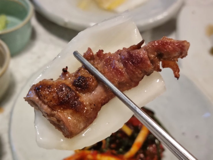 전주 고기 맛집 직접 구워주는 부드러운 갈매기살 해율담 네이버 블로그