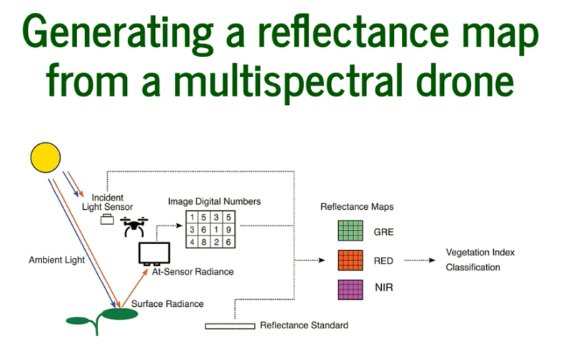 다분광(Multispectral)드론 맵핑과 식생(NDVI, NDRE, GNDVI 등)이론 및 분석방법 : 네이버 블로그