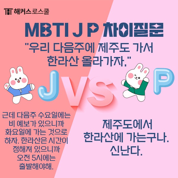 MBTI J P 차이 질문! 판단형 vs 인식형 차이 : 네이버 블로그