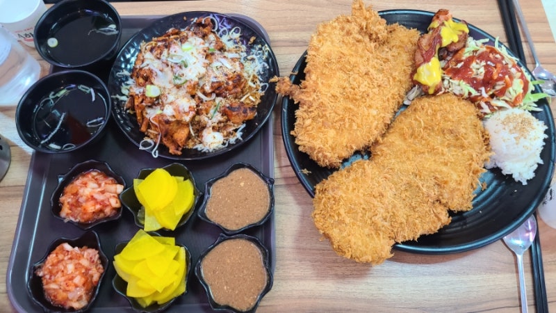 인천부평돈까스 레드철판 킹돈까스 매콤불백 철판볶음밥 네이버 블로그