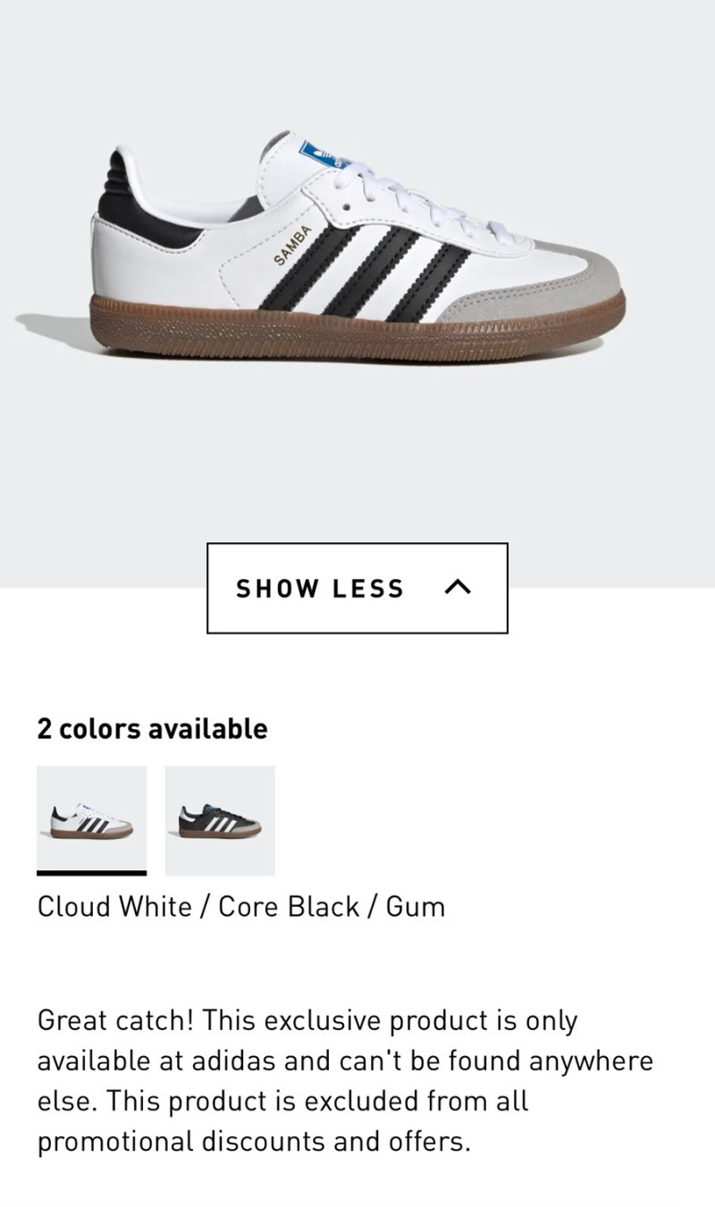 Adidas samba kids/ 아디다스 삼바 키즈 210 후기 (사이즈팁) : 네이버 블로그
