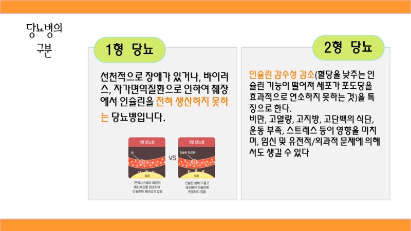 간호 당뇨병 교육자료 당뇨병 종류 치료법 관리법 혈당관리법 식이요법 운동요법 저혈당 예방법 인슐린요법