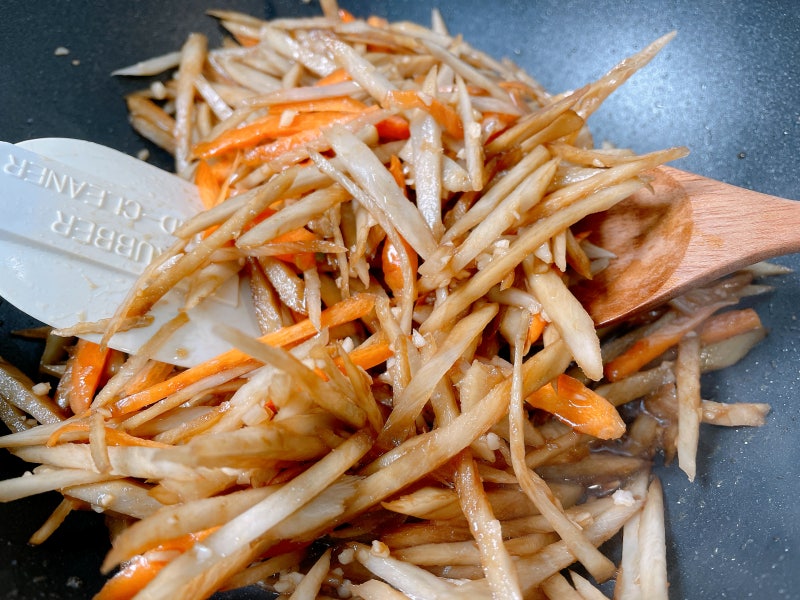 우엉채볶음 조림 만드는 법 아린맛 제거 우엉손질법 밑반찬레시피 요리 네이버 블로그
