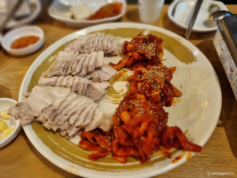 영등포역 존맛 삼해집 굴보쌈 보쌈 감자탕 맛집 내돈내산 후기 네이버 블로그