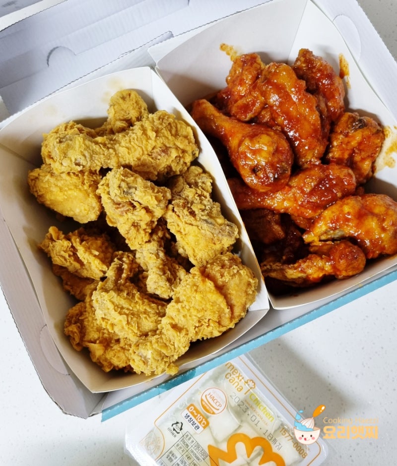 멕시카나치킨 양념치킨 두마리세트 메뉴 추천 맥시카나 페리카나 후기 네이버 블로그