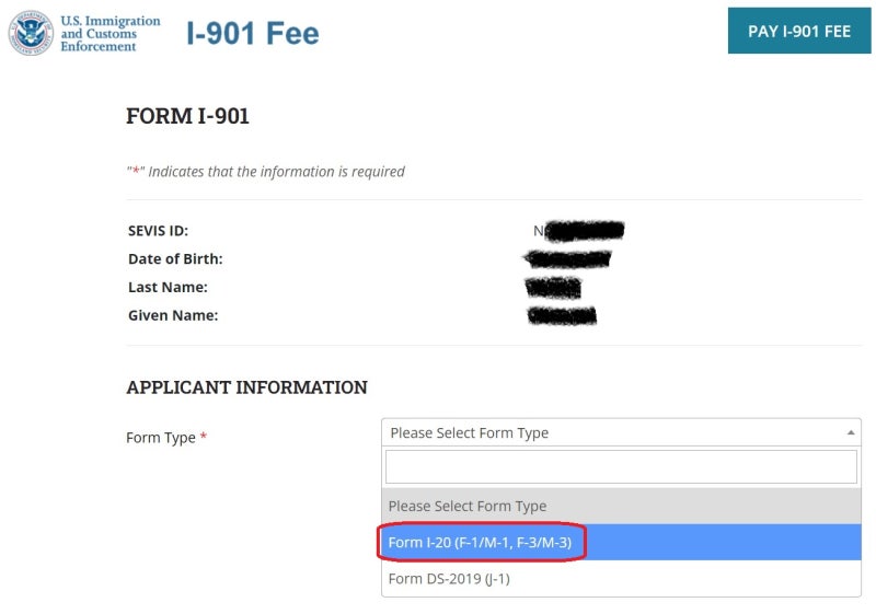 미국비자신청 세비스 I-901 SEVIS 결제 방법 총정리~!! : 네이버 블로그