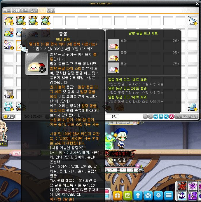 4 메이플스토리 일기 위습의 원더베리 5기 자석펫 뽑기 쁘띠 마스터 타임 네이버 블로그