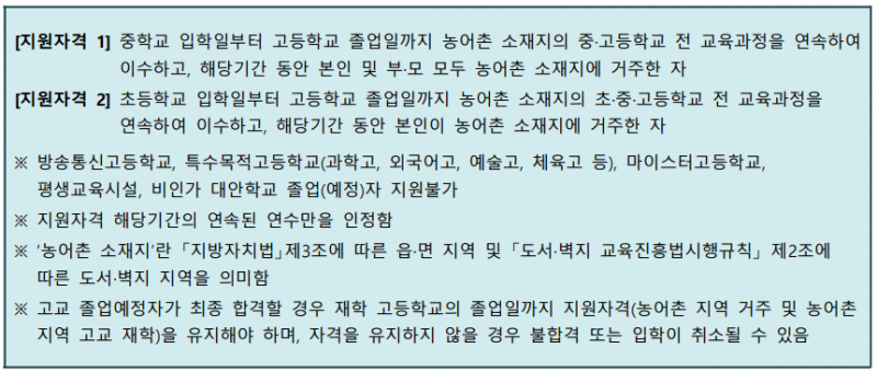 8 인서울 주요 대학별 기회균형전형사회배려자정리 네이버 블로그