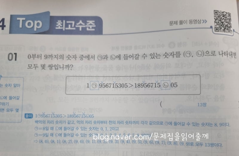 초등수학 상위권교재의 매운맛과 순한맛 천재아카자료로 수업준비도 편한 최고수준s Vs 최고수준 난이도 비교하기 네이버 블로그