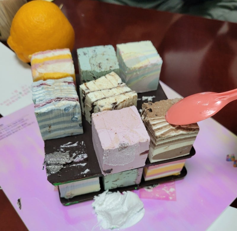 베스킨라빈스 골라먹는 27 큐브 / 베라 아이스크림 케이크 추천 메뉴 : 네이버 블로그