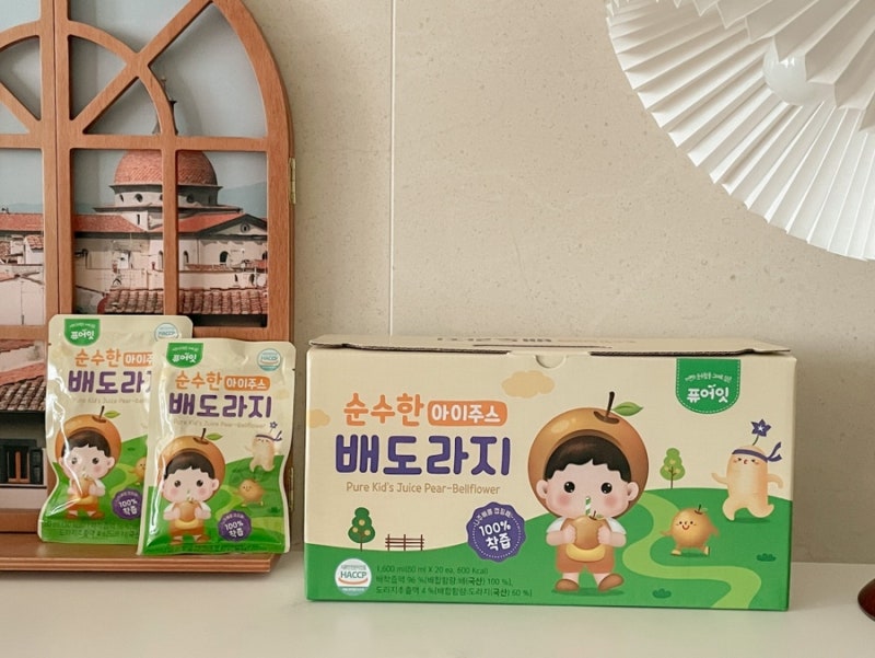 15개월 아기간식 과자 배도라지즙 모두 퓨어잇 네이버 블로그