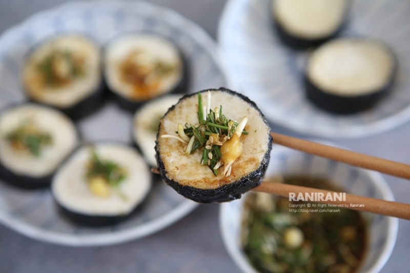김말이 순두부 간장양념 양념장 올려먹는 순두부 다이어트 요리 네이버 블로그