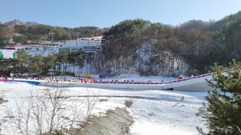 강원도 원주 오크밸리 눈썰매 19개월 아기랑 맛집 뿌셔뿌셔♡ 네이버 블로그
