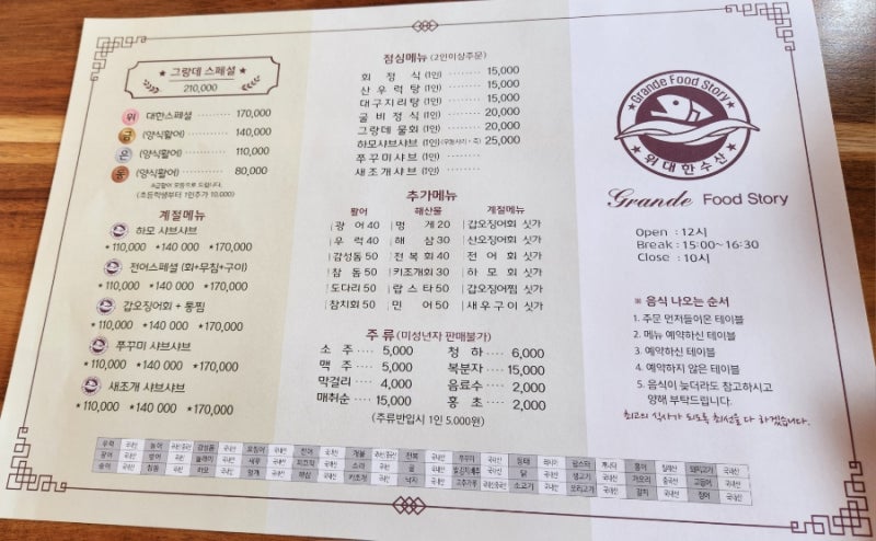 광주 수완지구 그랑데푸드스토리 런치 회정식 메뉴 추천 네이버 블로그