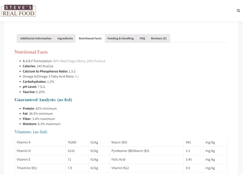 [기본] 강아지 사료 성분표 & Nutrient Profile (AAFCO, FEDIAF) : 네이버 블로그
