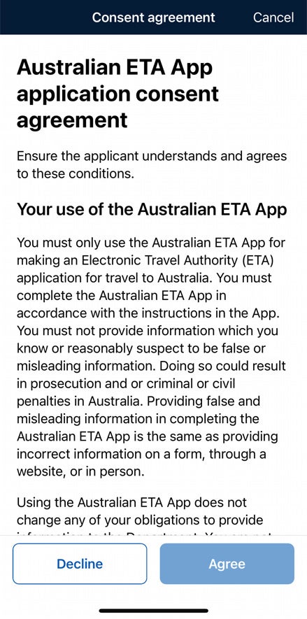 호주 관광 비자 ETA 신청 방법 Australian ETA 앱 : 네이버 블로그
