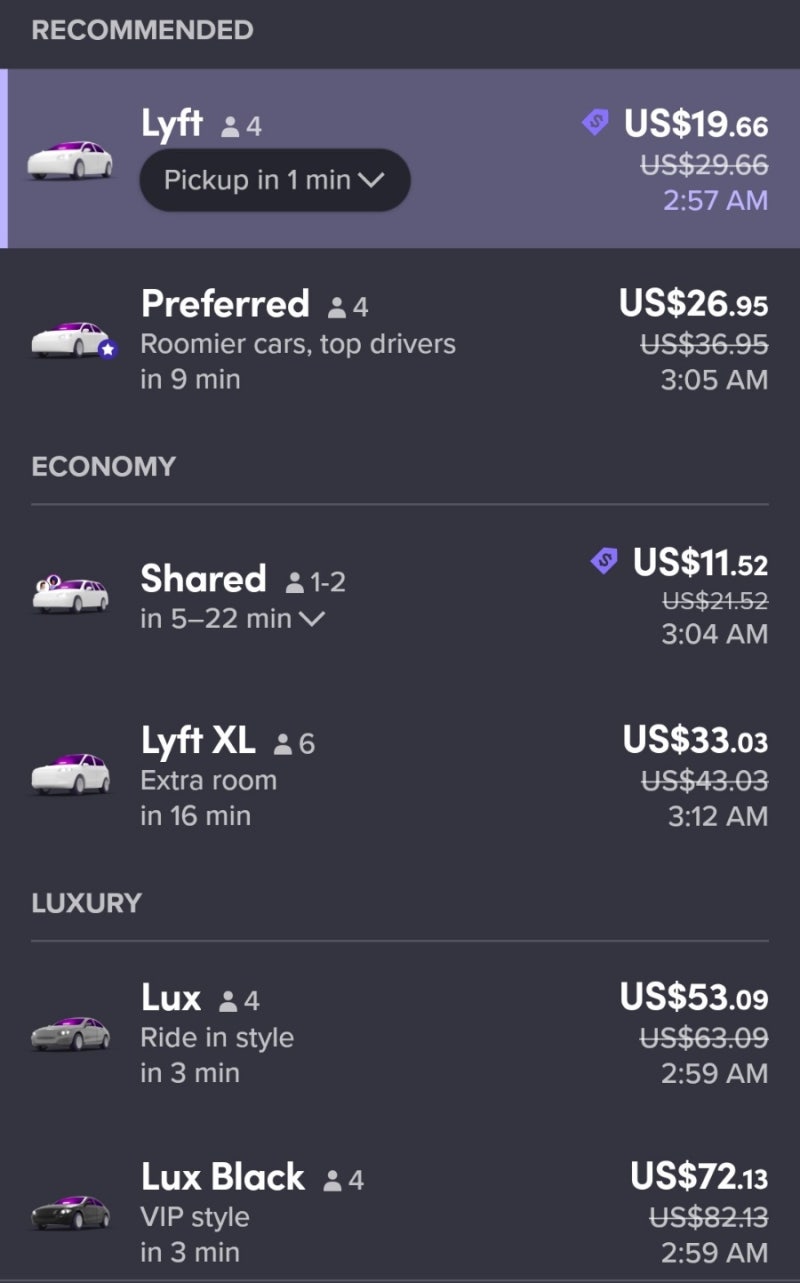 리프트(lyft) 프로모션 할인코드 사용방법 팁 (총 30$) / 리프트 취소 및 변경 방법 : 네이버 블로그