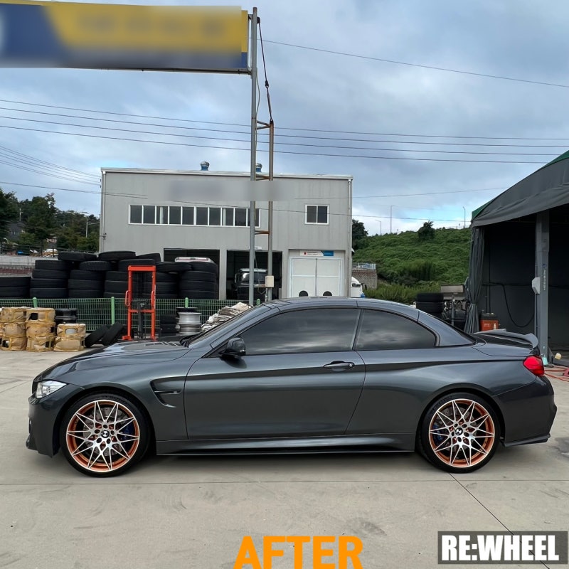 [리휠] BMW M4 666M 20인치 순정휠 커스텀 오렌지 골드 폴리쉬 휠 도색 : 네이버 블로그
