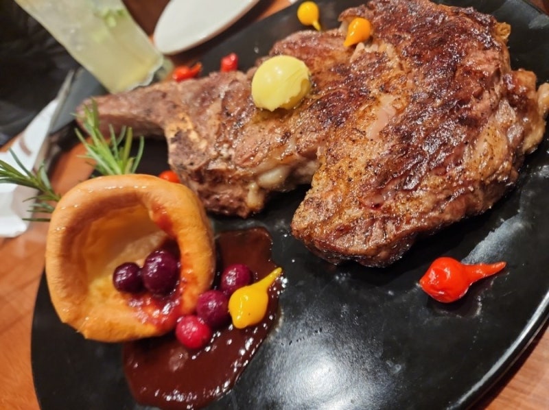 아웃백 스테이크하우스 시흥 신세계 프리미엄 아울렛 맛집 토마호크 세트 메뉴 아웃백 할인 꿀팁과 만족했던 후기 네이버 블로그