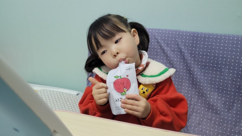 아기 사과즙 사과에퐁당 어린이 음료 간식으로 딱 네이버 블로그