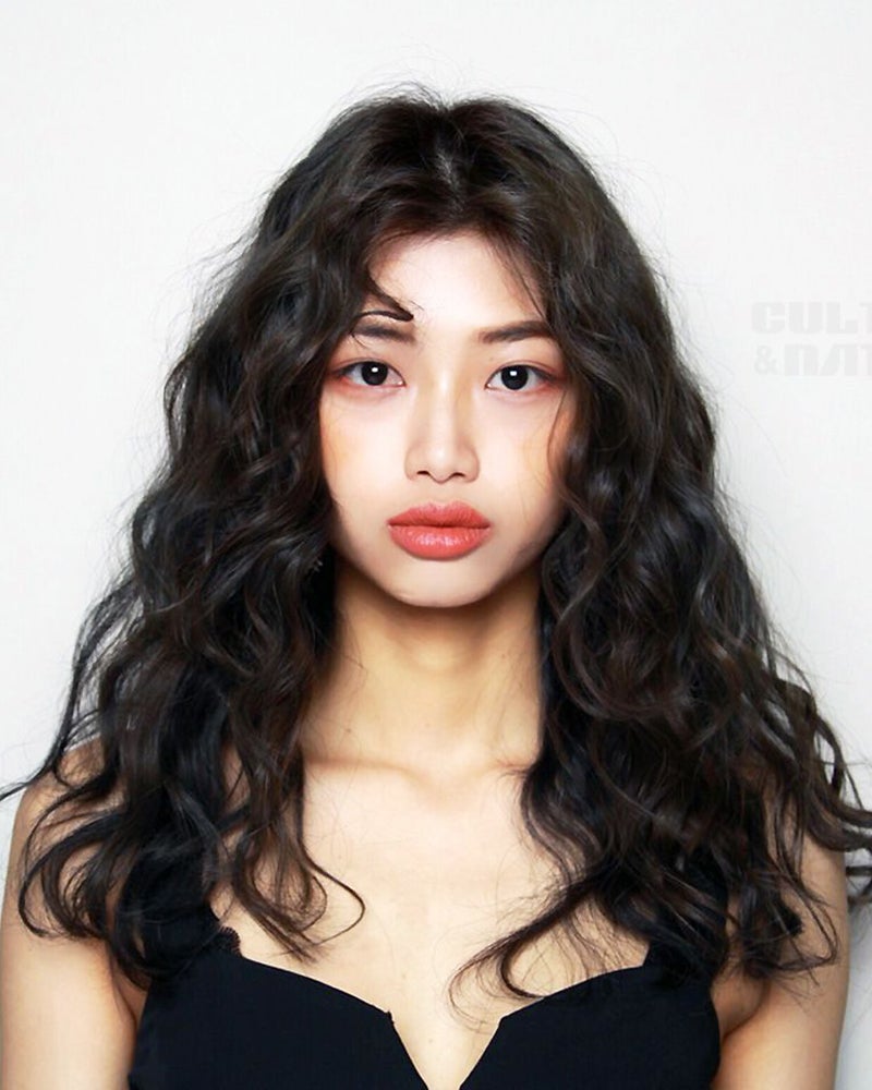 여자히피펌 개성있는 여자긴머리스타일 연예인 네이버 블로그
