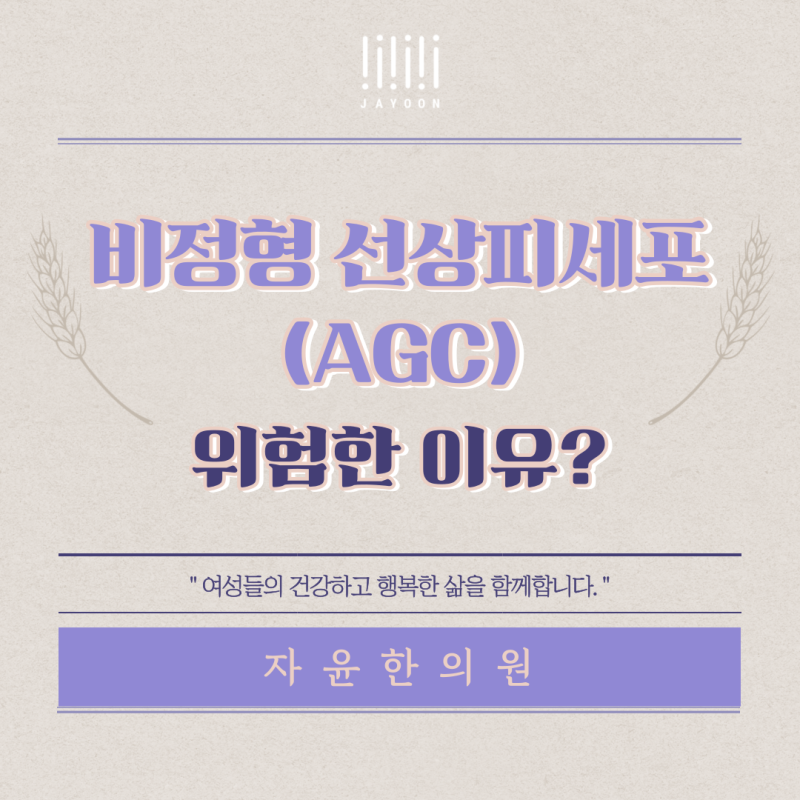 자궁경부암 비정형선상피세포agc 편평상피세포이상ascus Asc H보다 위험자궁내막암과 면역력자윤한의원 네이버 블로그
