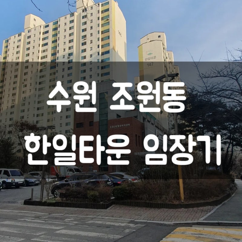 수원시 장안구 조원동 한일타운 임장기 북수원 대단지 아파트 장안구청역 호재 네이버 블로그