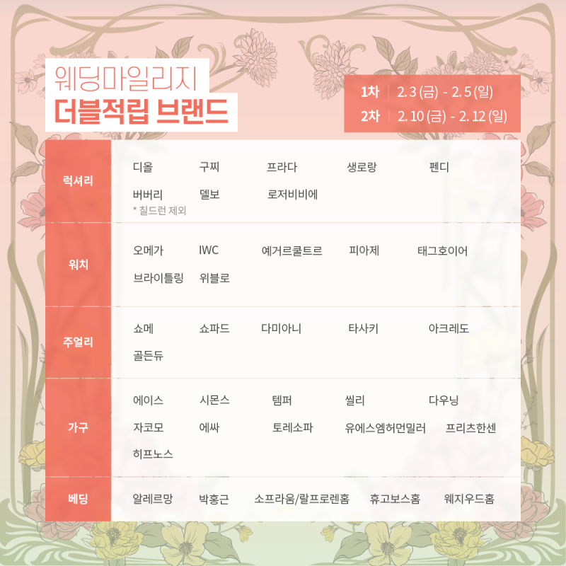 롯데백화점 웨딩페어 결혼준비 마일리지 잔뜩 챙기세용♡ 네이버 블로그